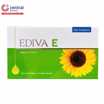 [CHÍNH HÃNG] Ediva E dự phòng và điều trị thiếu vitamin E