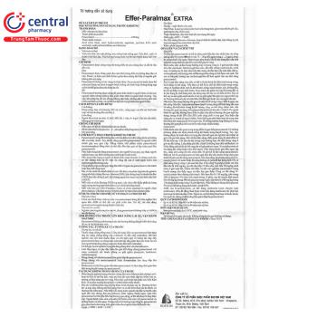 Thuốc Effer-Paralmax Extra 650mg - Điều trị hạ sốt, giảm đau