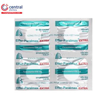 Thuốc Effer-Paralmax Extra 650mg - Điều trị hạ sốt, giảm đau