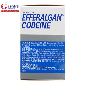 Thuốc Efferalgan Codeine: Thuốc giảm đau, hạ sốt hiệu quả