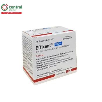 Thuốc kháng sinh Effixent 200mg: tác dụng, cách dùng, lưu ý