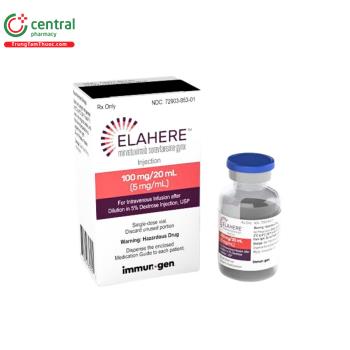 Thuốc tiêm Elahere 100mg/20ml điều trị ung thư buồng trứng và ống dẫn trứng