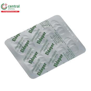 Thuốc Eldoper trị chứng tiêu chảy, chứa Loperamide hydrochloride 2mg