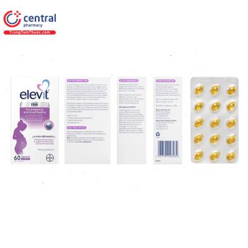 [CHÍNH HÃNG] Thuốc Elevit DHA-Bổ sung Omega 3 cho trẻ thông minh hơn