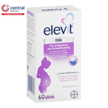 [CHÍNH HÃNG] Thuốc Elevit DHA-Bổ sung Omega 3 cho trẻ thông minh hơn