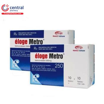 Thuốc Eloge Metro 250mg: Công dụng - cách dùng và giá bán