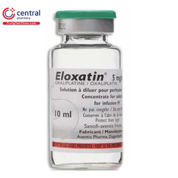 Thuốc Eloxatin 5mg/ml 10ml: Tác dụng, cách dùng, liều dùng
