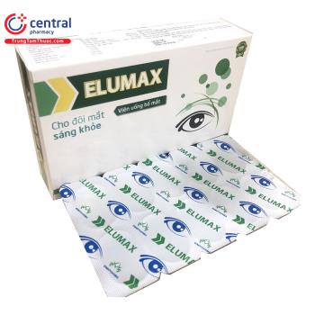[CHÍNH HÃNG] Thuốc Elumax cải thiện thị lực, giảm mỏi mắt