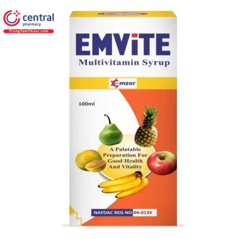 [CHÍNH HÃNG] Thuốc Emvite bổ sung vitamin tổng hợp cho trẻ