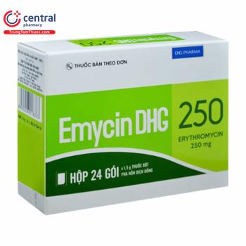 [CHÍNH HÃNG] Thuốc Emycin DHG 250: chỉ định, liều dùng, lưu ý sử dụng