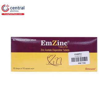 [CHÍNH HÃNG] Thuốc Emzinc 20mg - điều trị tiêu chảy ở trẻ nhỏ