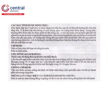 [CHÍNH HÃNG] Thuốc Emzinc 20mg - điều trị tiêu chảy ở trẻ nhỏ