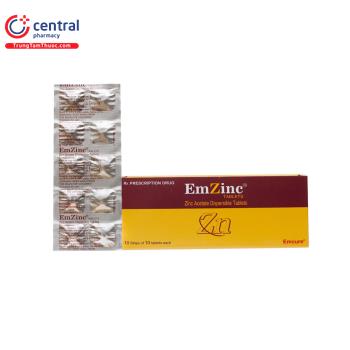 [CHÍNH HÃNG] Thuốc Emzinc 20mg - điều trị tiêu chảy ở trẻ nhỏ