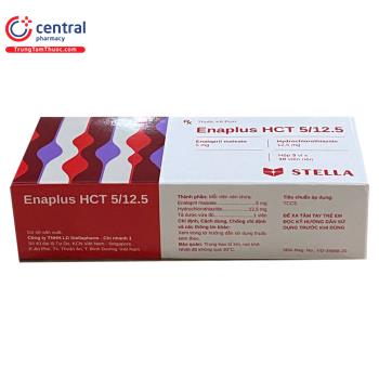 [CHÍNH HÃNG] Thuốc điều trị tăng huyết áp Enaplus HCT 5/12.5 Stella