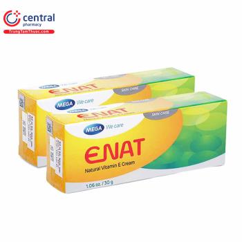 Enat Natural Vitamin E Cream 30g: Cách dùng - liều dùng
