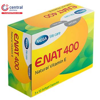 [CHÍNH HÃNG] Thuốc Enat 400 bổ sung Vitamin E duy trì làn da khỏe đẹp