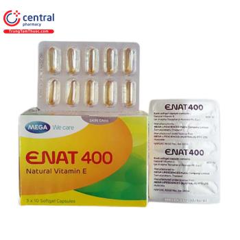 [CHÍNH HÃNG] Thuốc Enat 400 bổ sung Vitamin E duy trì làn da khỏe đẹp