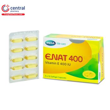 [CHÍNH HÃNG] Thuốc Enat 400 bổ sung Vitamin E duy trì làn da khỏe đẹp