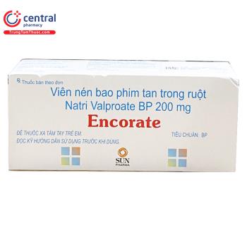 [CHÍNH HÃNG] Thuốc Encorate 200mg điều trị động kinh cục bộ