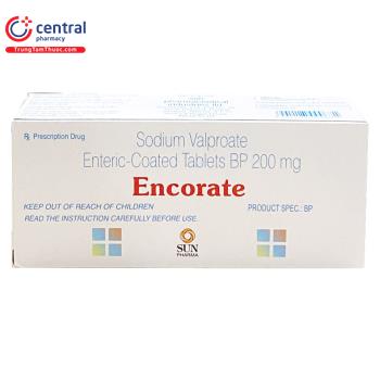[CHÍNH HÃNG] Thuốc Encorate 200mg điều trị động kinh cục bộ