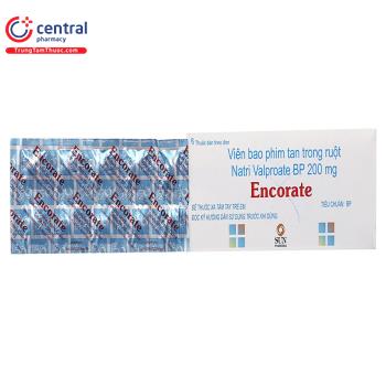 [CHÍNH HÃNG] Thuốc Encorate 200mg điều trị động kinh cục bộ