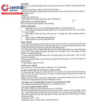 Thuốc Endix-G Cream 10g - Điều trị nấm da , viêm da cơ địa