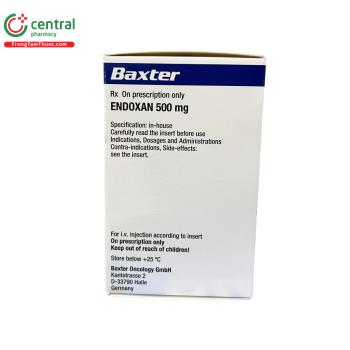 Thuốc Endoxan 500mg: tác dụng, liều dùng, chống chỉ định