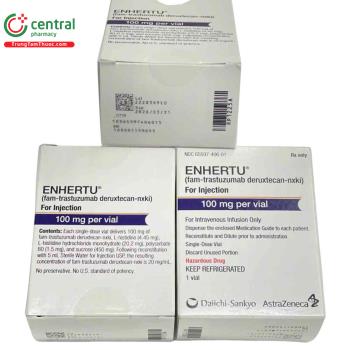 Thuốc Enhertu 100mg Trastuzumab Deruxtecan điều trị ung thư vú di căn