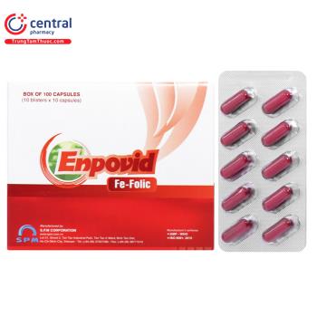 Thuốc Enpovid Fe-Folic điều trị thiếu máu do thiếu sắt, acid folic