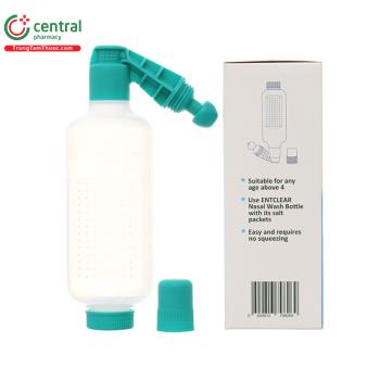 Bình rửa mũi Entclear Nasal Wash Bottle giúp làm sạch khoang mũi