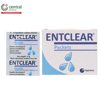 Entclear Packets làm sạch khoang mũi, giúp thông thoáng đường thở