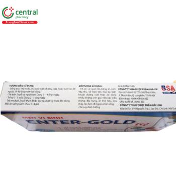 Men vi sinh Enter Gold IQ, hết nỗi lo rối loạn tiêu hóa do kháng sinh