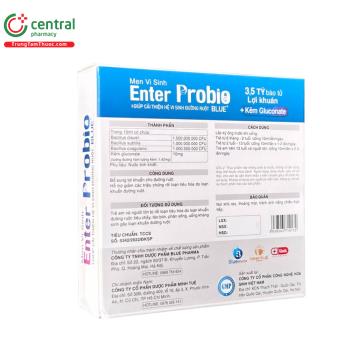 Men vi sinh Enter Probio Blue+ hỗ trợ cân bằng hệ vi sinh đường ruột