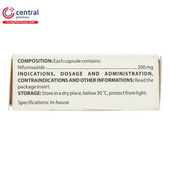 [CHÍNH HÃNG] Thuốc Entero-caps 200mg - điều trị tiêu chảy cấp