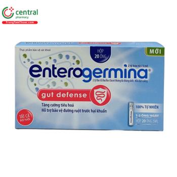 Men vi sinh Enterogermina Gut Defense bổ sung lợi khuẩn Bacillus clausii
