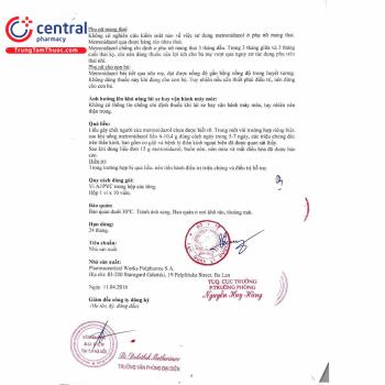 Thuốc Entizol 500mg: công dụng, cách dùng, lưu ý khi sử dụng