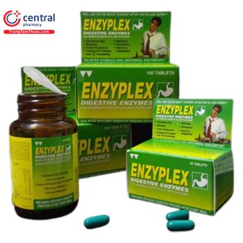 Thuốc Enzyplex (lọ 100 viên) điều trị rối loạn tiêu hoá