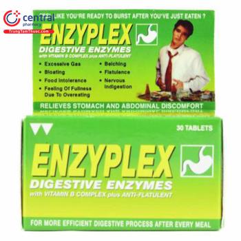 Thuốc Enzyplex (lọ 100 viên) điều trị rối loạn tiêu hoá