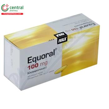 Thuốc Equoral 100mg phòng ngừa thải ghép trong ghép gan, tim, thận