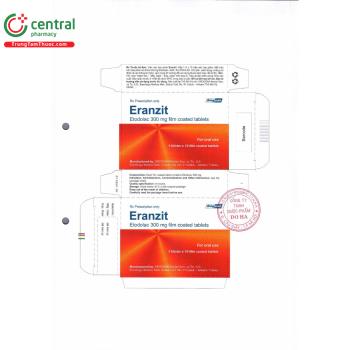 Thuốc Eranzit 300mg giảm đau, kháng viêm xương khớp