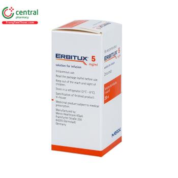 Thuốc Erbitux 5mg/ml điều trị ung thư đại - trực tràng di căn