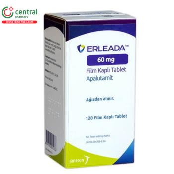 Thuốc Erleada 60mg điều trị ung thư tuyến tiền liệu có, không di căn