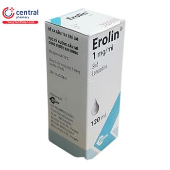 [CHÍNH HÃNG] Thuốc Erolin 1mg/ml điều trị viêm mũi dị ứng sổ mũi