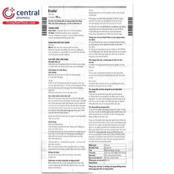 Thuốc Erolin 10mg - Thuốc có tác dụng chống dị ứng