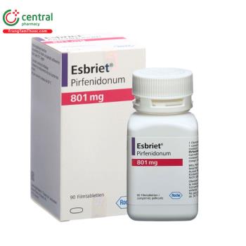 Thuốc Esbriet 801mg điều trị bệnh lý xơ phổi vô căn ở người lớn