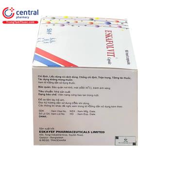 Thuốc bổ máu EskaFolvit Capsule: chỉ định, lưu ý khi sử dụng
