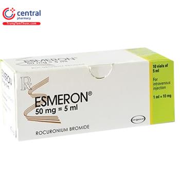 [CHÍNH HÃNG] Thuốc Esmeron - gây mê toàn thân: cách dùng, chỉ định