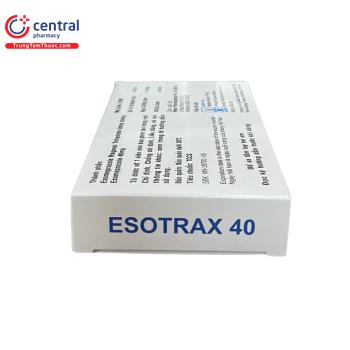 [CHÍNH HÃNG] Thuốc Esotrax 40 - Điều trị viêm loét dạ dày