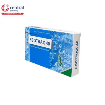 [CHÍNH HÃNG] Thuốc Esotrax 40 - Điều trị viêm loét dạ dày