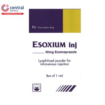 [CHÍNH HÃNG] Thuốc Esoxium Inj 40mg điều trị bệnh trào ngược dạ dày ...